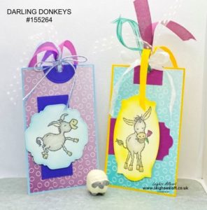 Darling Donkeys Gift Tags - For Stampin' Dreams Bog Hop - Leighsa's Loft