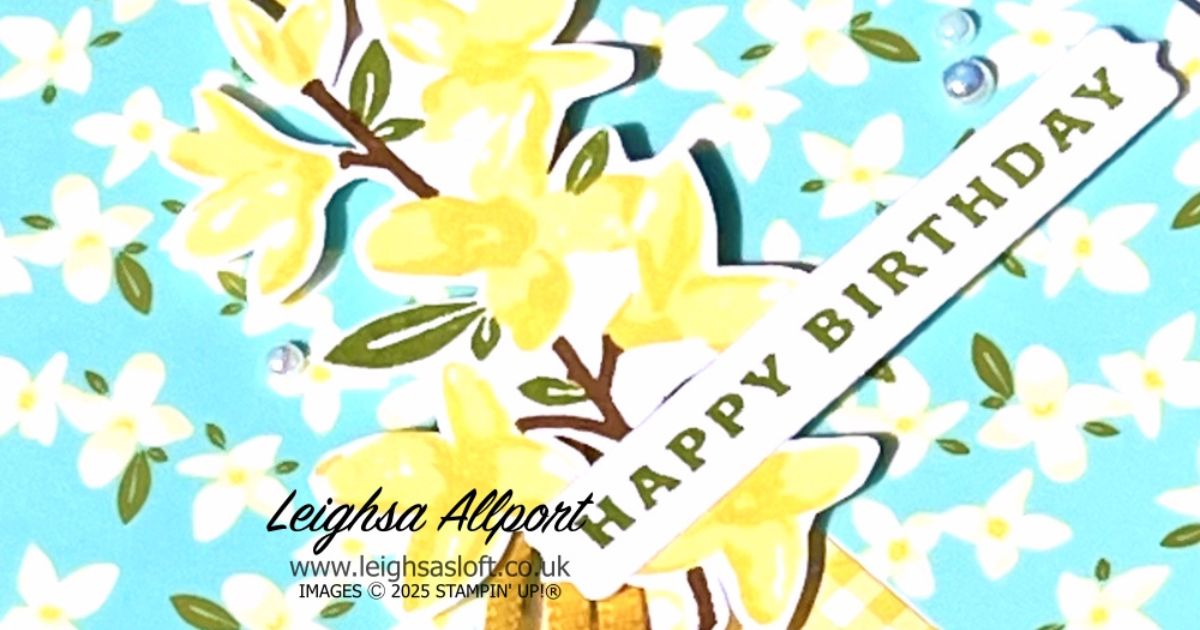 Fun Patchwork Background Using DSP (designer series paper)